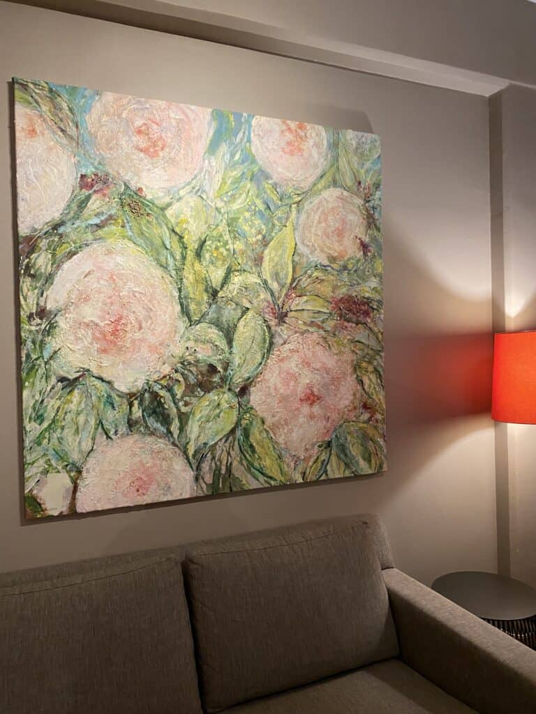 Utforska mina moderna blomstermålningar - Susanne Arvidsson